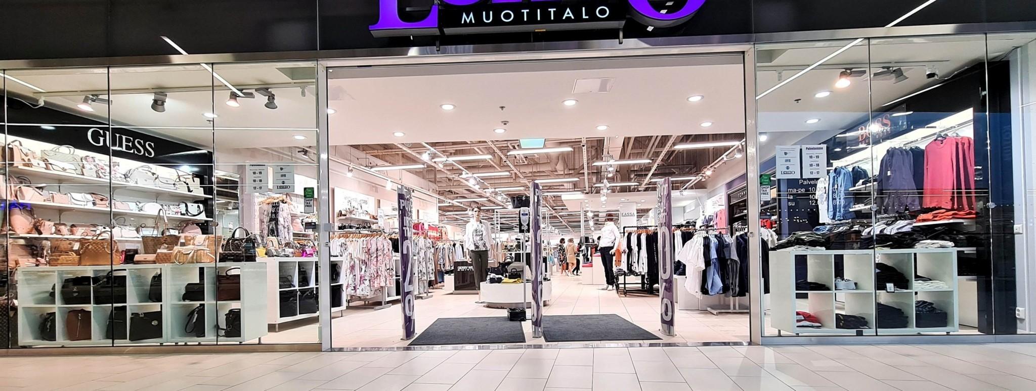 Vaatekauppa Kauppakeskus Veturi - Muotitalolehto